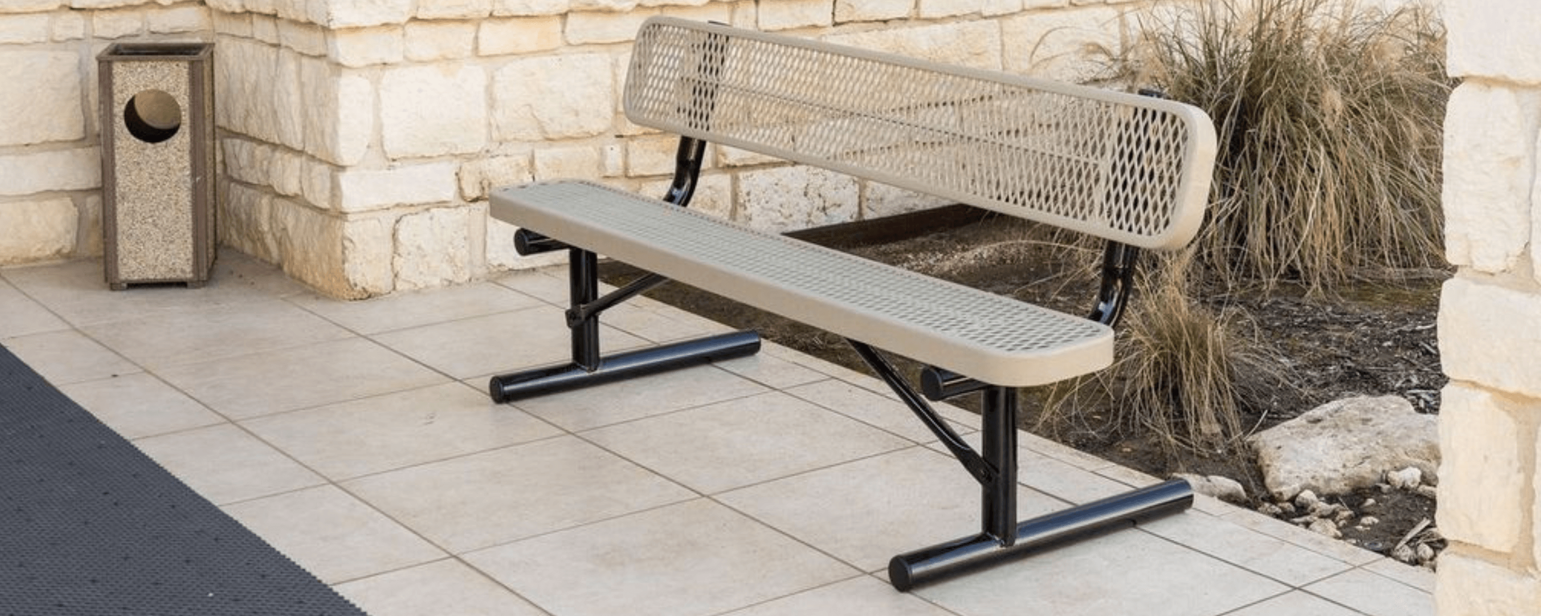6ft & 8ft Outdoor Portable Park Benches With & Without Back – Coated ...